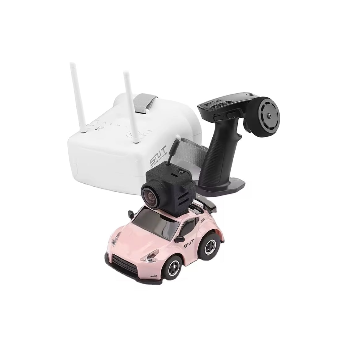 1/100 Scale Ultra-Compact FPV Remote Control Car with HD Camera & Full ...