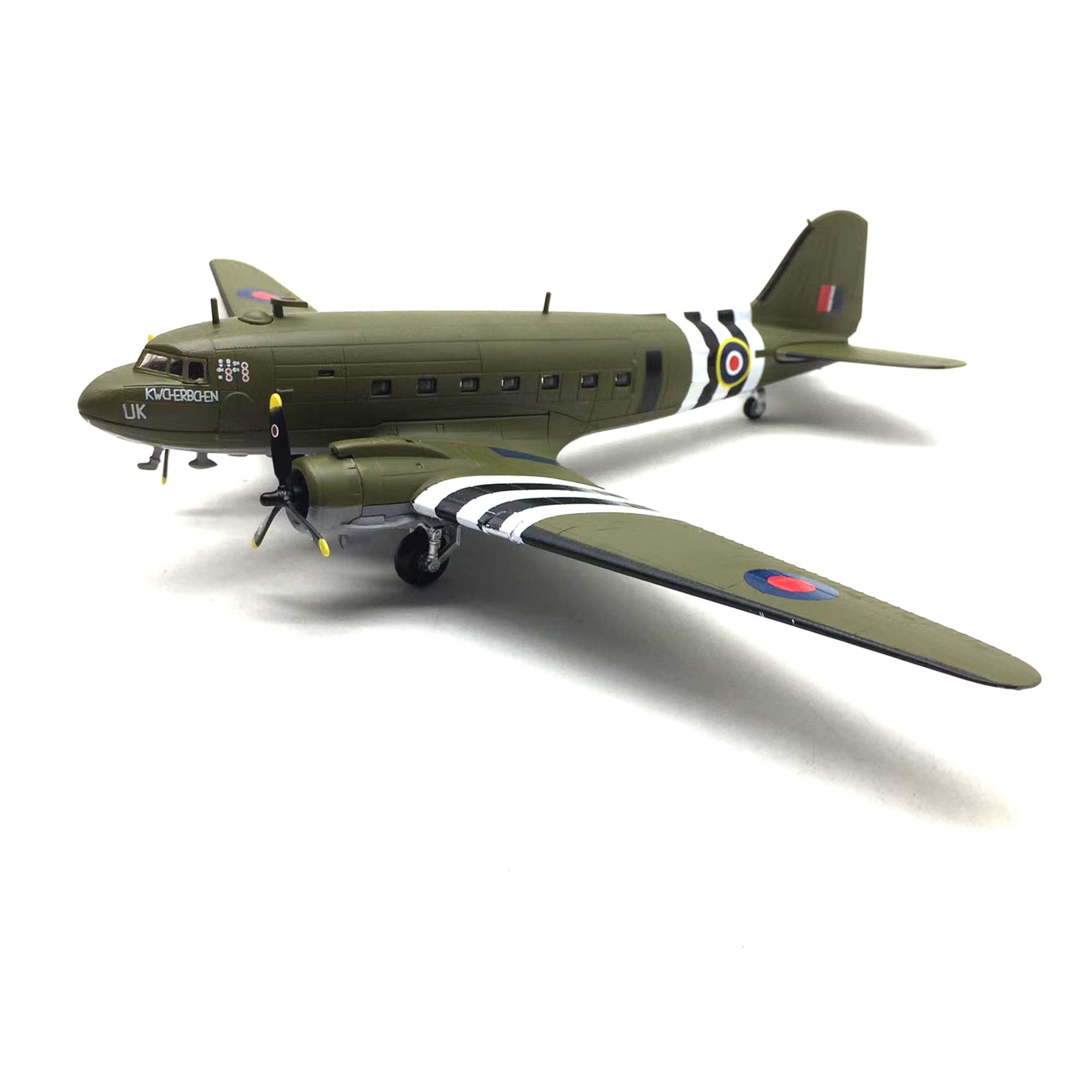1/100 Scale WWII C-47 Transport Aircraft Alloy Aircraft Model ...