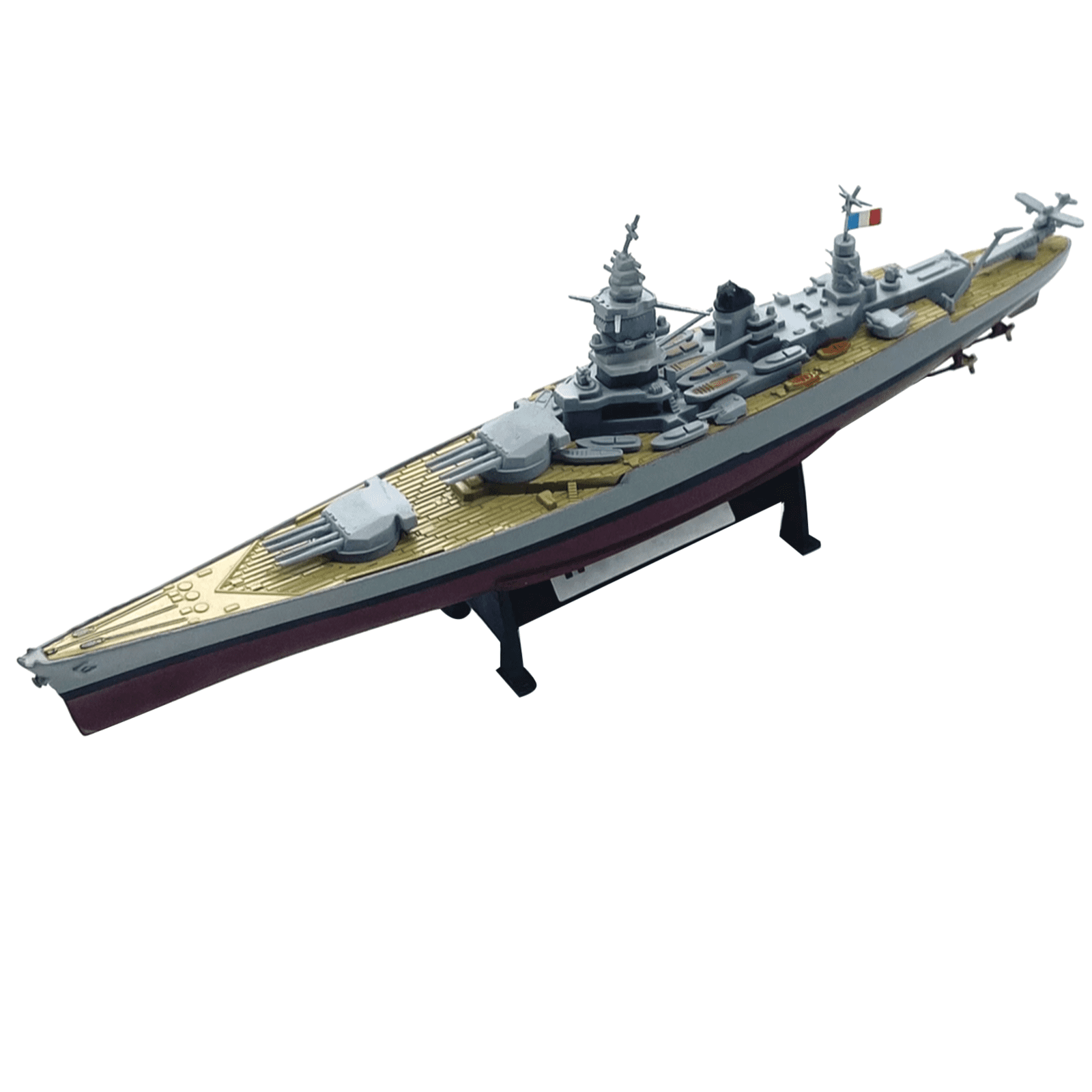1:1000 Alloy French Dunkerque Battleship Model for Collectors and ...