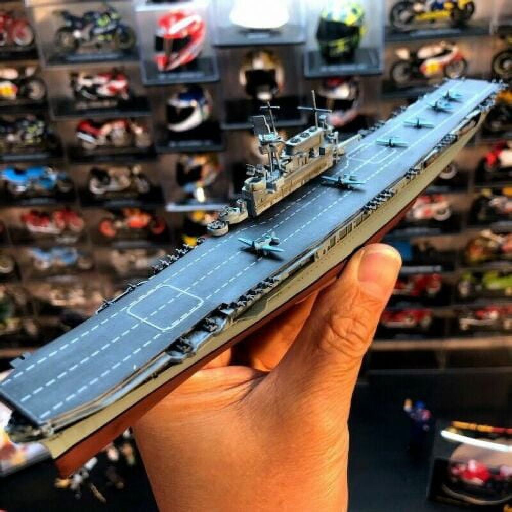 1/1000 Scale USS Enterprise CV-6 Aircraft Carrier Metal + Plastic Model ...