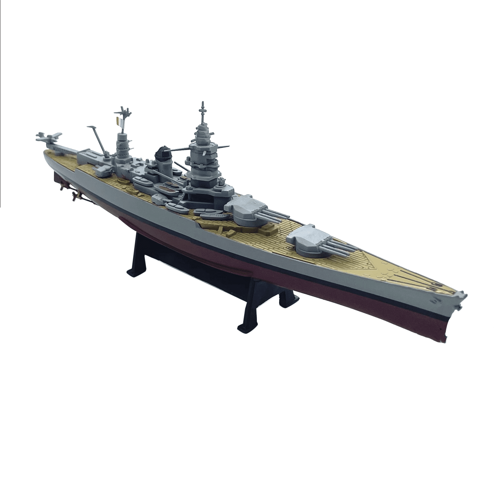 1:1000 WWII 1942 French Dunkerque Battleship Model Alloy Finished ...