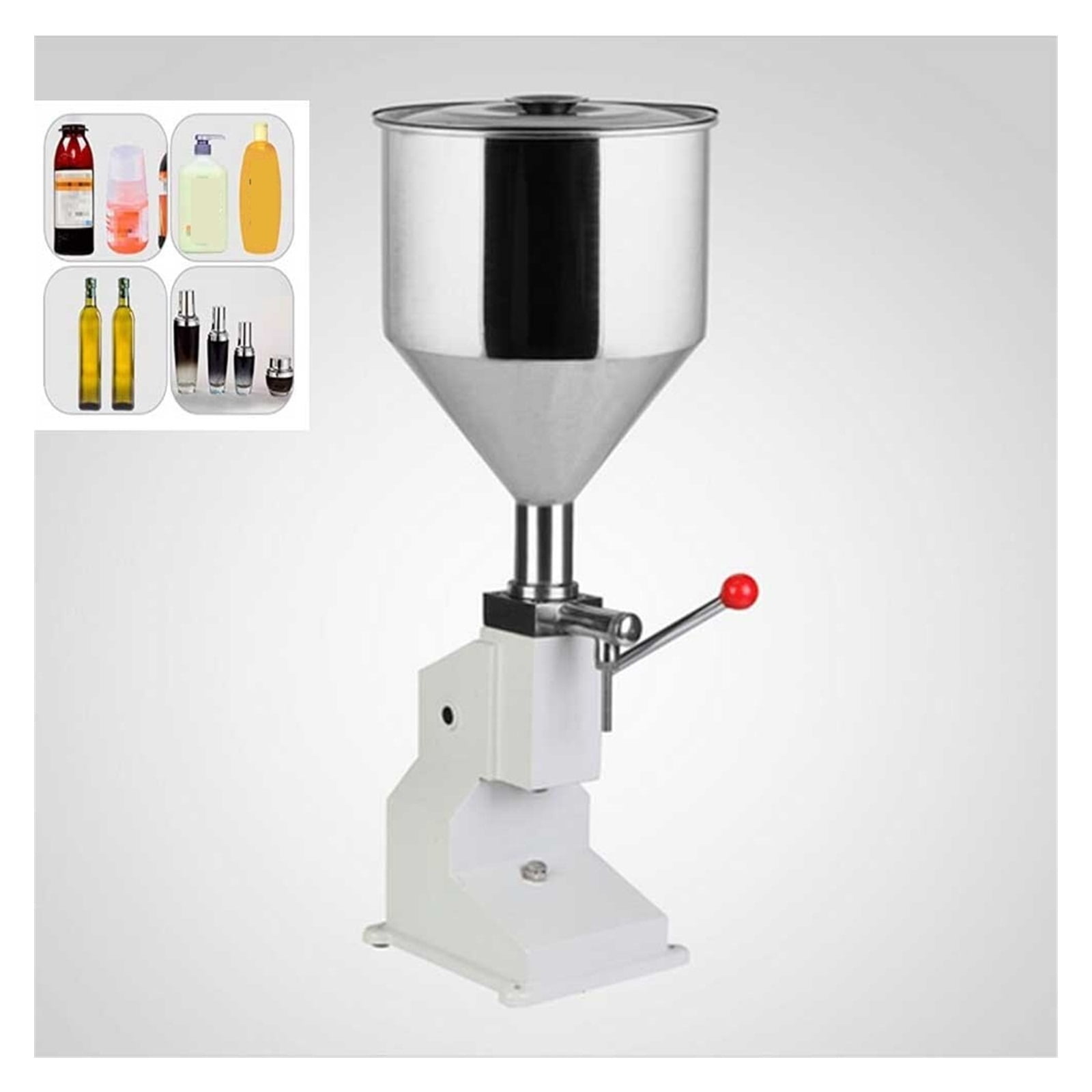 1- 100ml Food Filling Machine Manual Pressure Stainless Paste ...