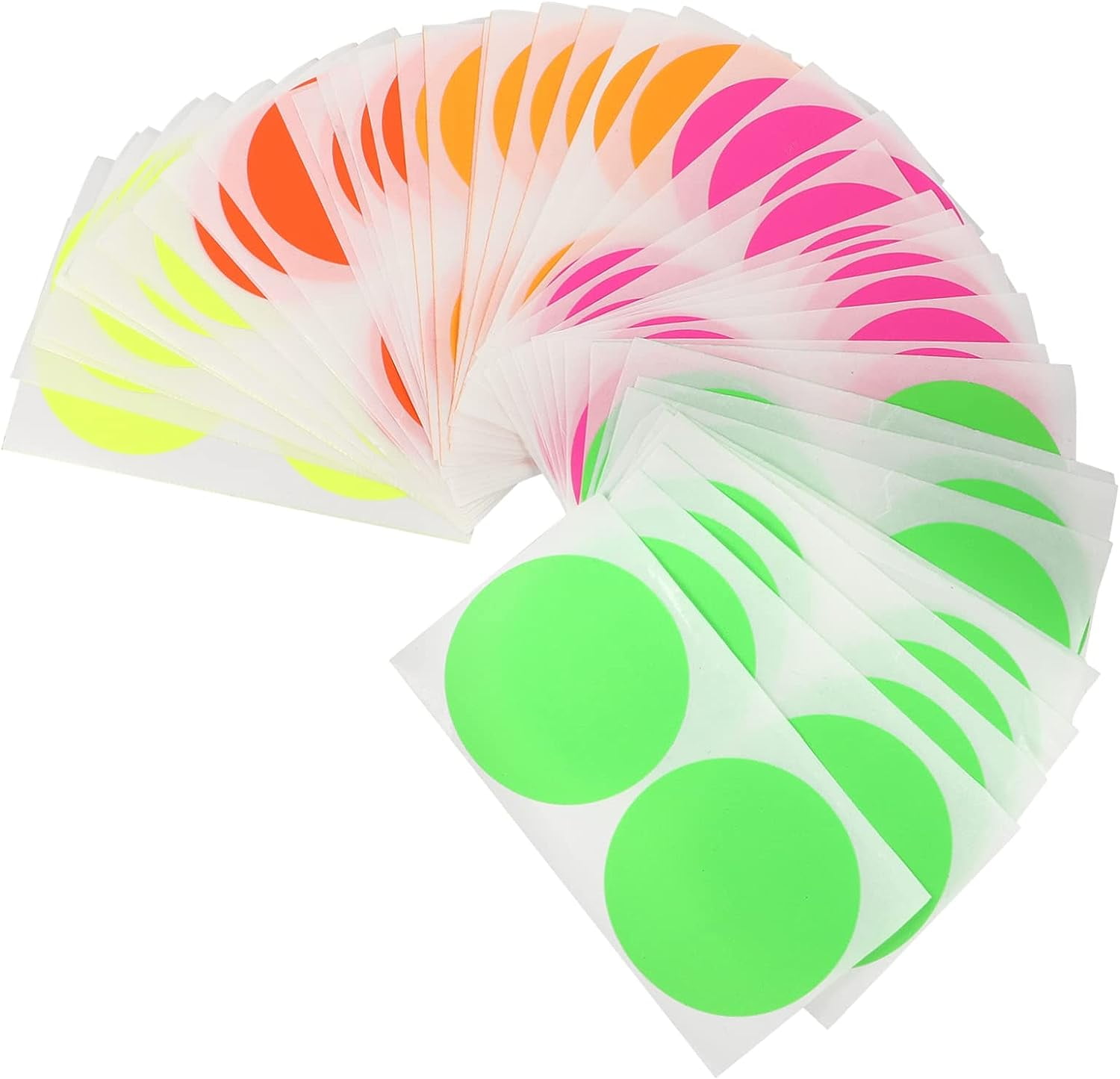 1 100pcs Color Round Label Adhesive Gift Tags Gift Label Decorative ...