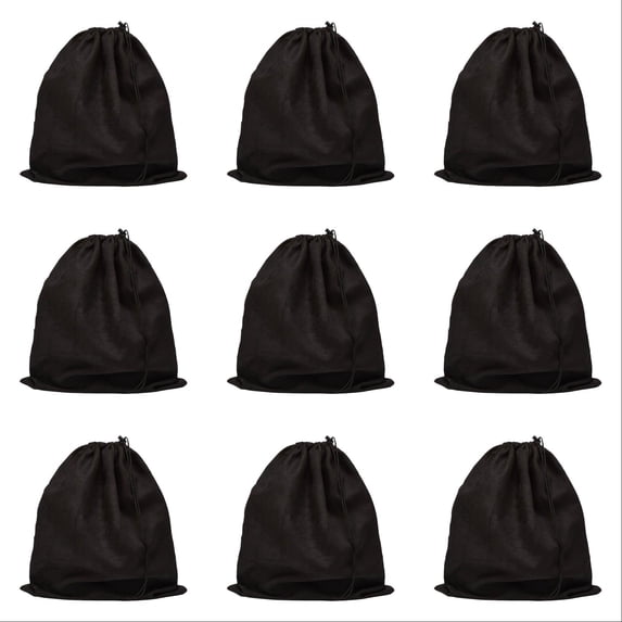 1-10PC Large Shoe Bags for Packing Dustproof Drawstring Travel Shoe ...