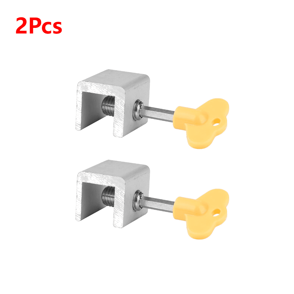 1-10Pcs Aluminum Alloy Window Lock Stopper Sliding Window Anti-theft ...
