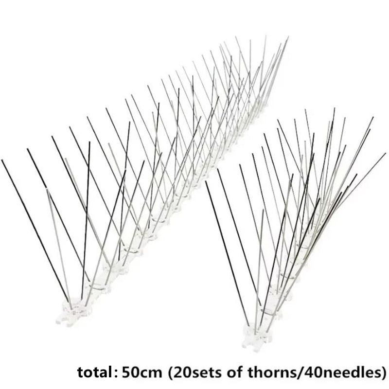 1-10Pcs Pigeon Spikes Stainless Steel Bird Spike Bird Deterrent Wire ...