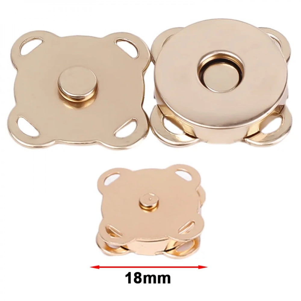 1/10Sets Magnetic Snap Button Metal Invisible Sew on Button Lock Clasps ...