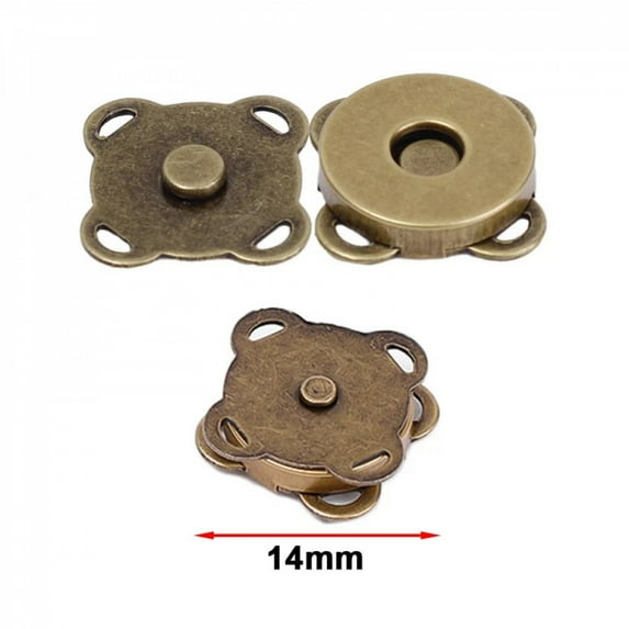 1/10Sets Magnetic Snap Button Metal Invisible Sew on Button Lock Clasps ...