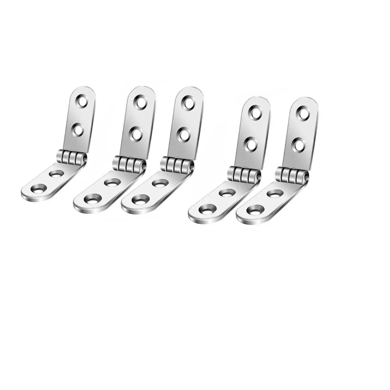1/10pcs Furniture Hardware Foldable Hinge Flap Screw-On Hinges For ...