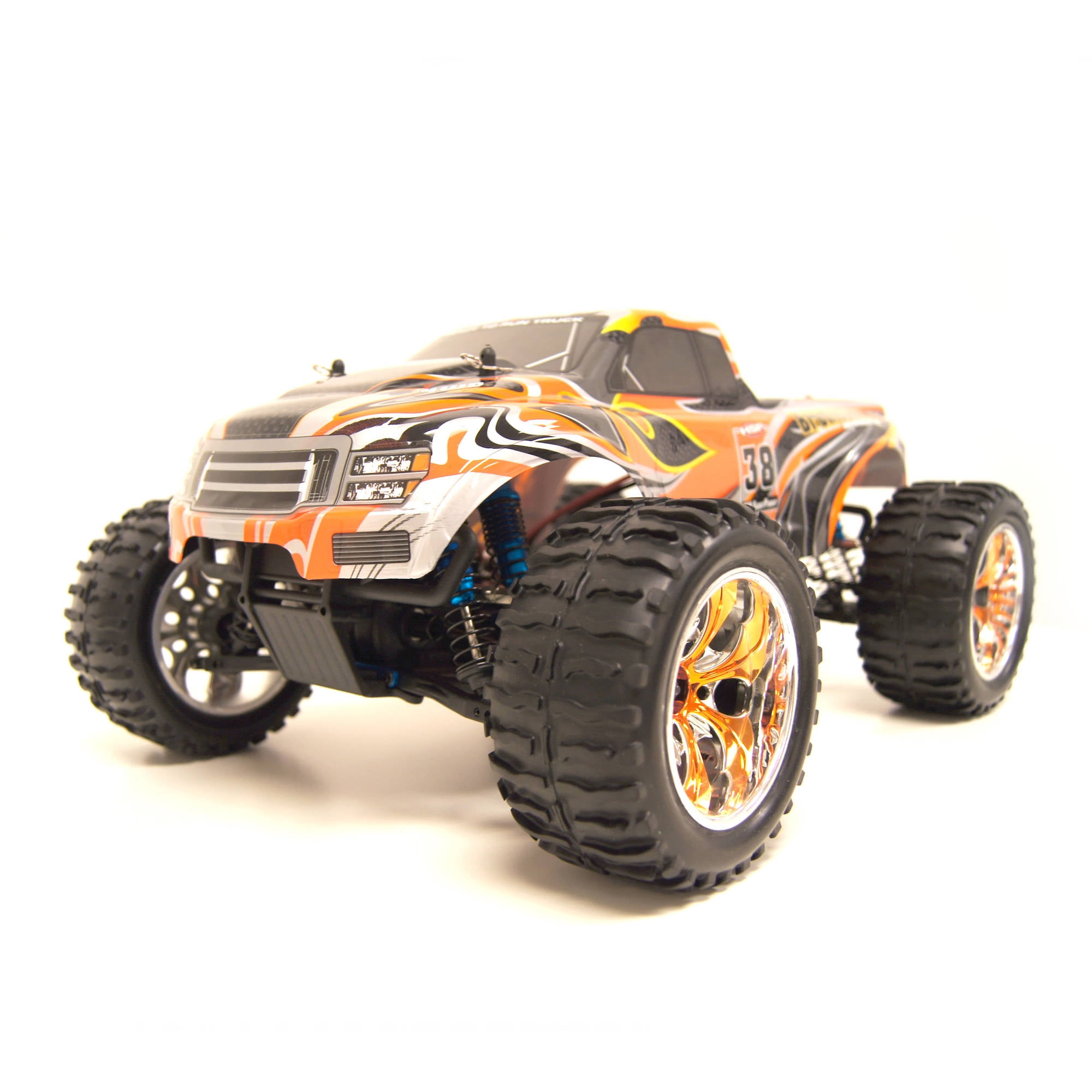1/10th RCC94111PRORANGE Scale Electric Powered Off Road Monster Truck ...