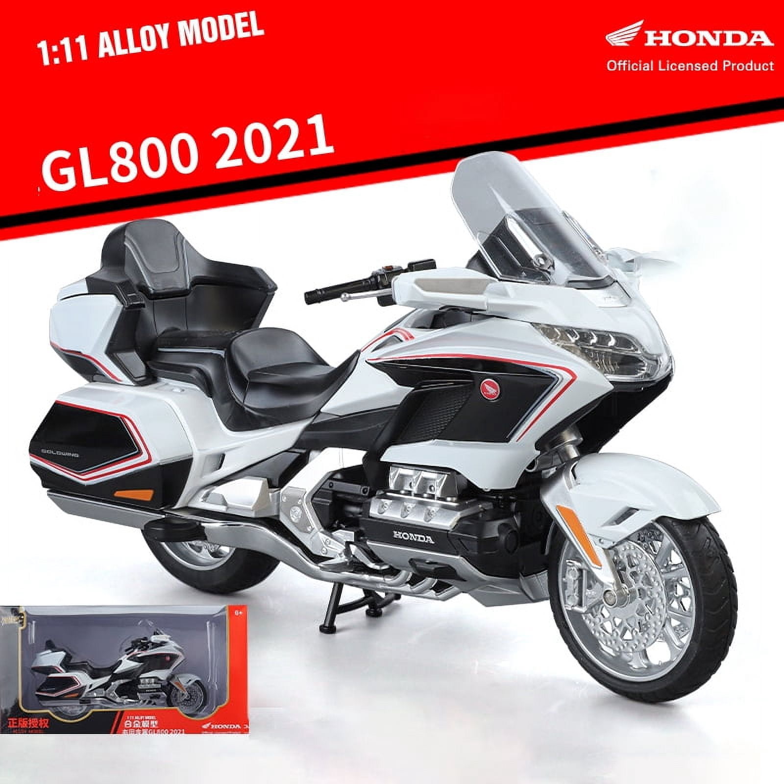 1:11 Honda Gold Wing GL800 2021 Alloy Die Cast Motorcycle Model Vehicle ...