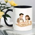 1 11oz Mug Father Daughter Baking Cookie Design Reusable Coffee Cup ...