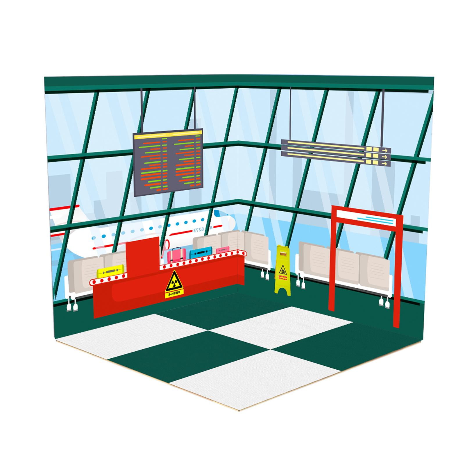 1/12 Backdrop Show Background Display Diorama,Collection Storage Layout ...