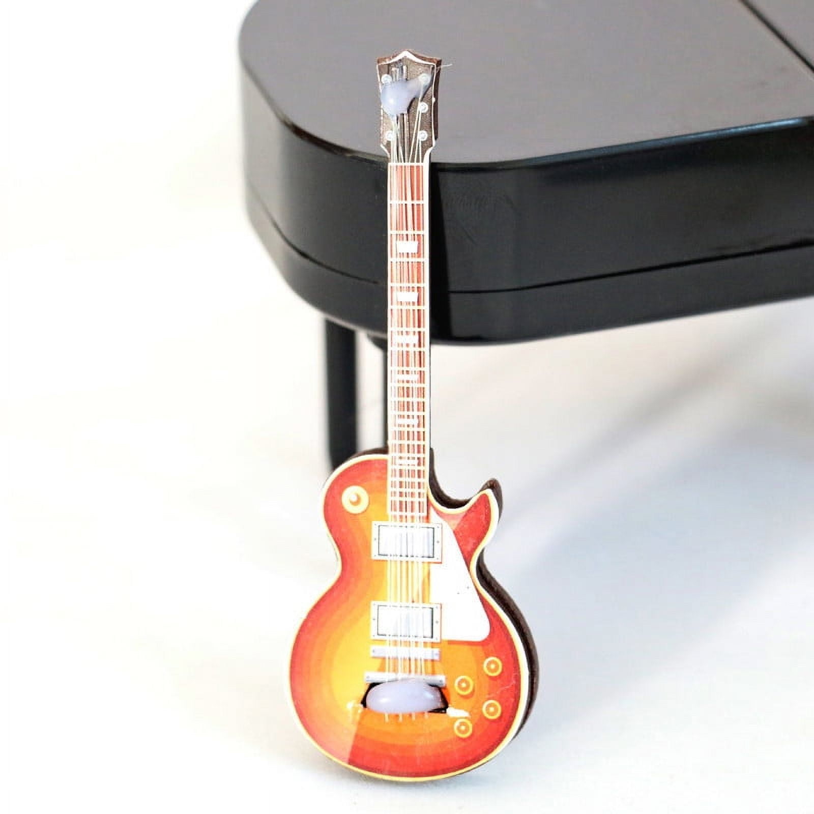 1/12 Dollhouse Guitar Toys Dollhouse Musical Instrument Model Dolls ...