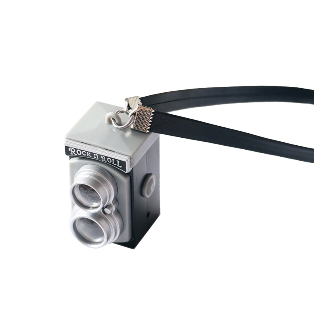 1/12 Dollhouse Mini Camera Model Photography Props Retro Miniature ...