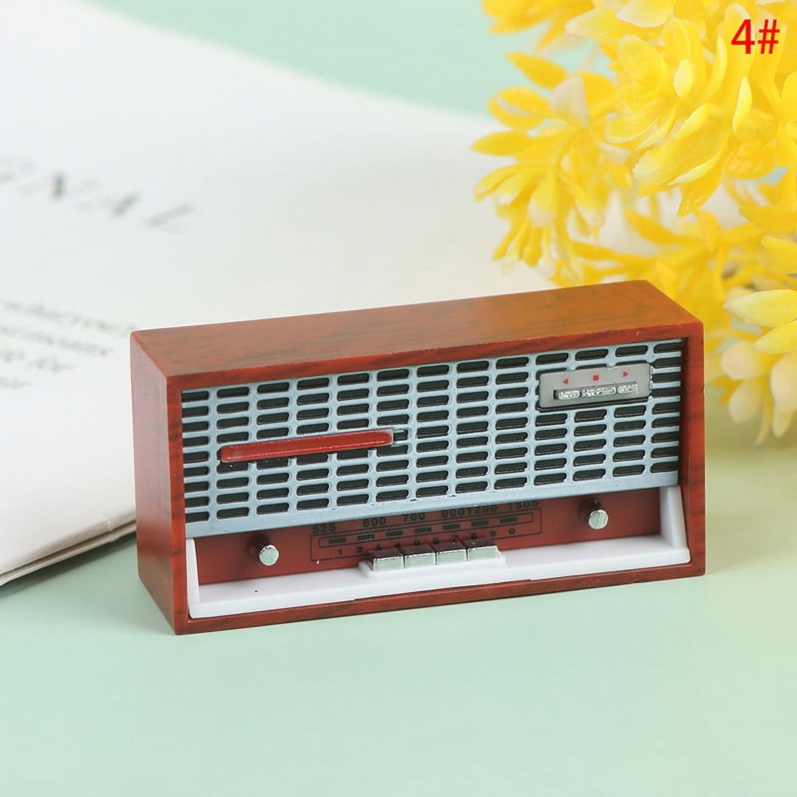 1:12 Dollhouse Miniature Radio Model Recorder Player Toy Doll Furniture ...