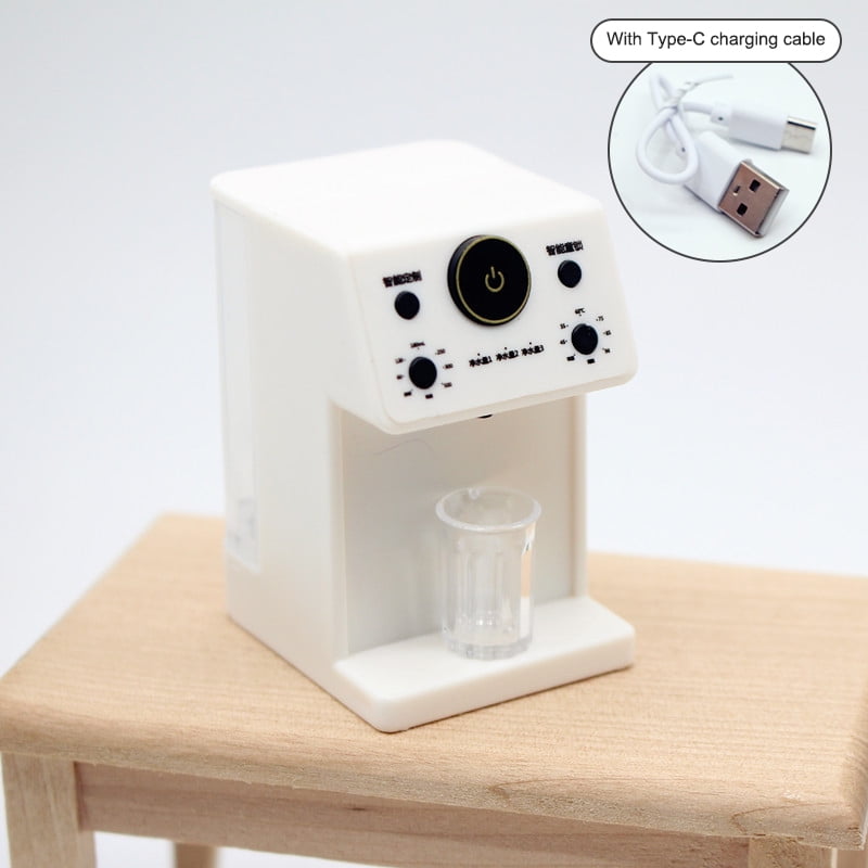 1:12 Dollhouse Miniature Usable Desktop Water Dispenser With Charging ...