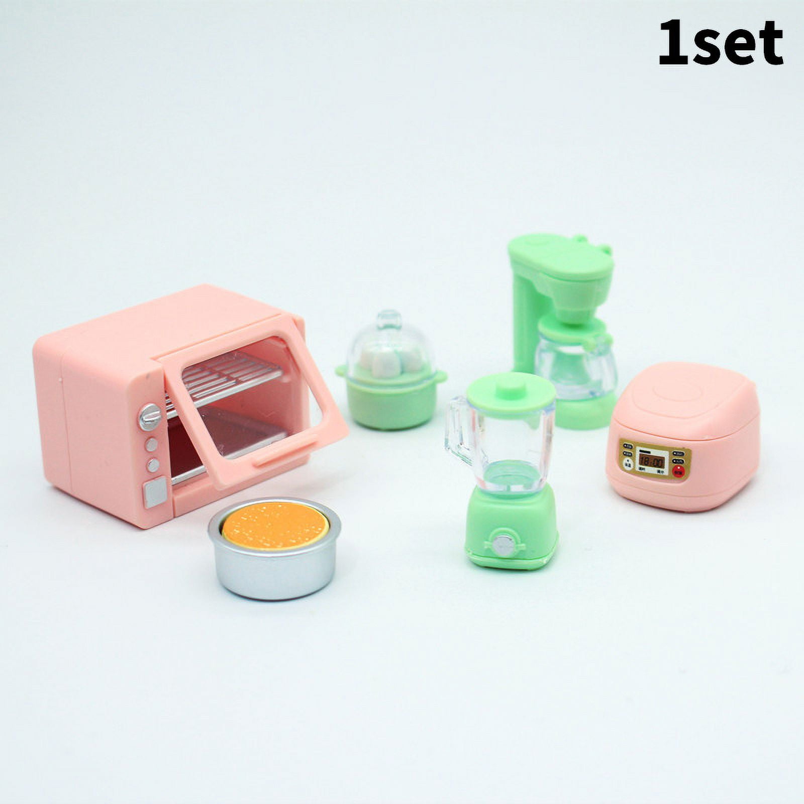 1/12 Dollhouse Simulation Kitchen Utensils Set Dollhouse Oven Rice ...