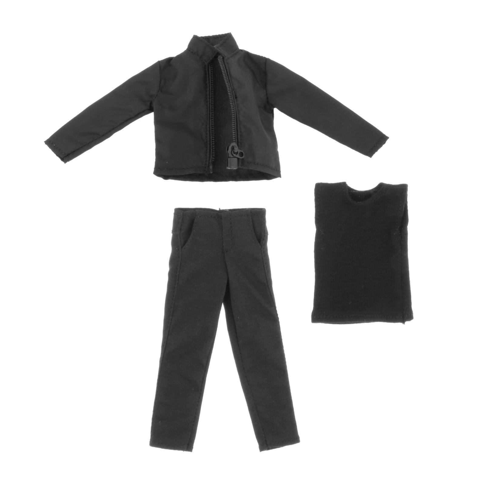 1/12 Male Figure Clothes Men's Suit Jacket Set for 6inch Male Action ...