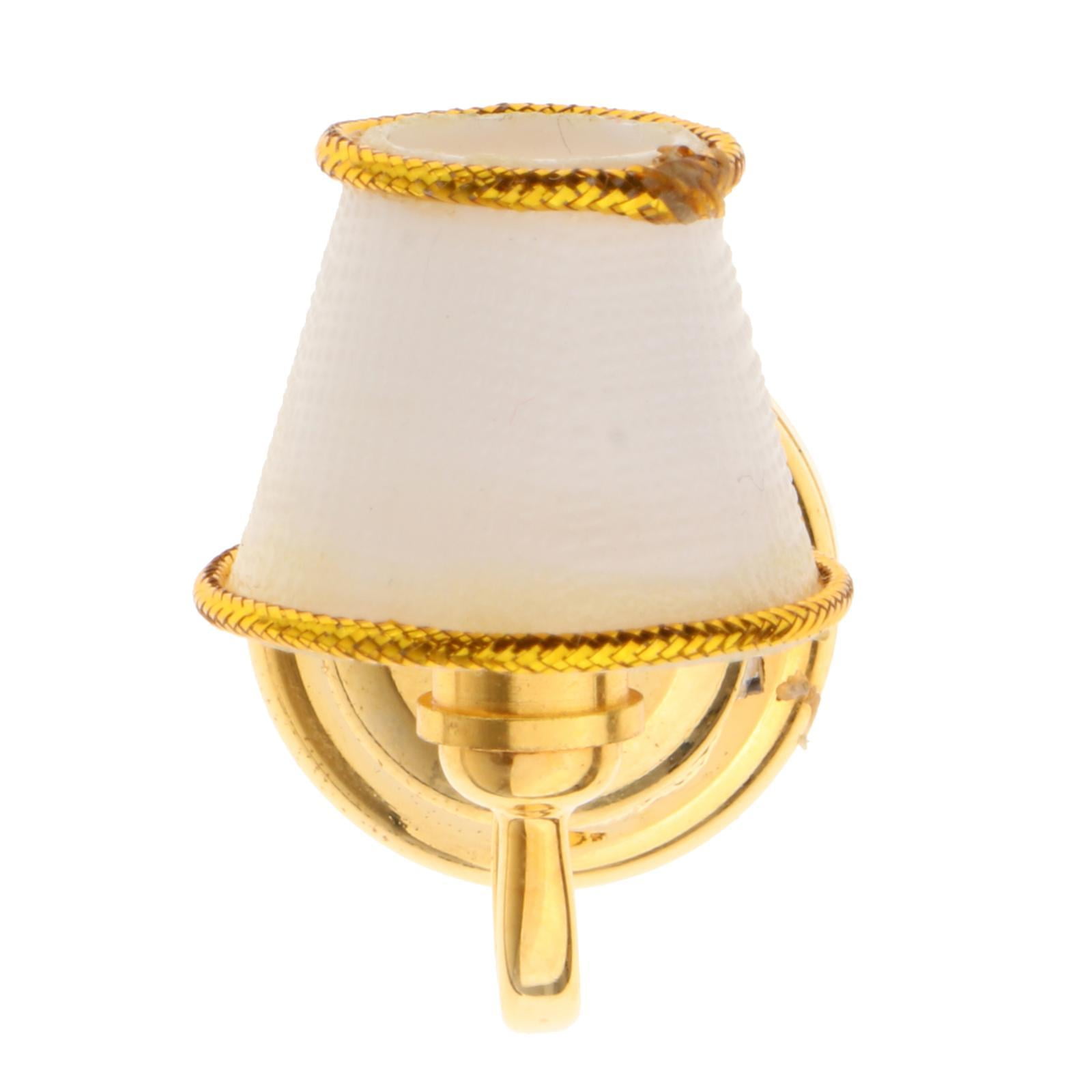 1:12 Miniature Sconce Dollhouse LED Wall Sconces, 1:12 Scale Toys Wall ...