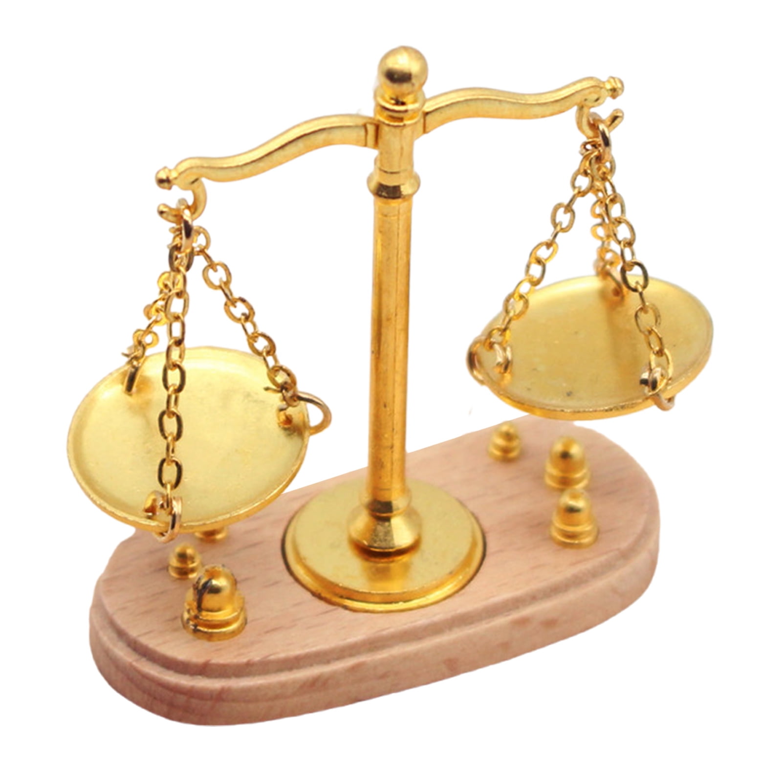 1/12 Miniature Vintage Balance Scale Alloy Dollhouses Accessory ...