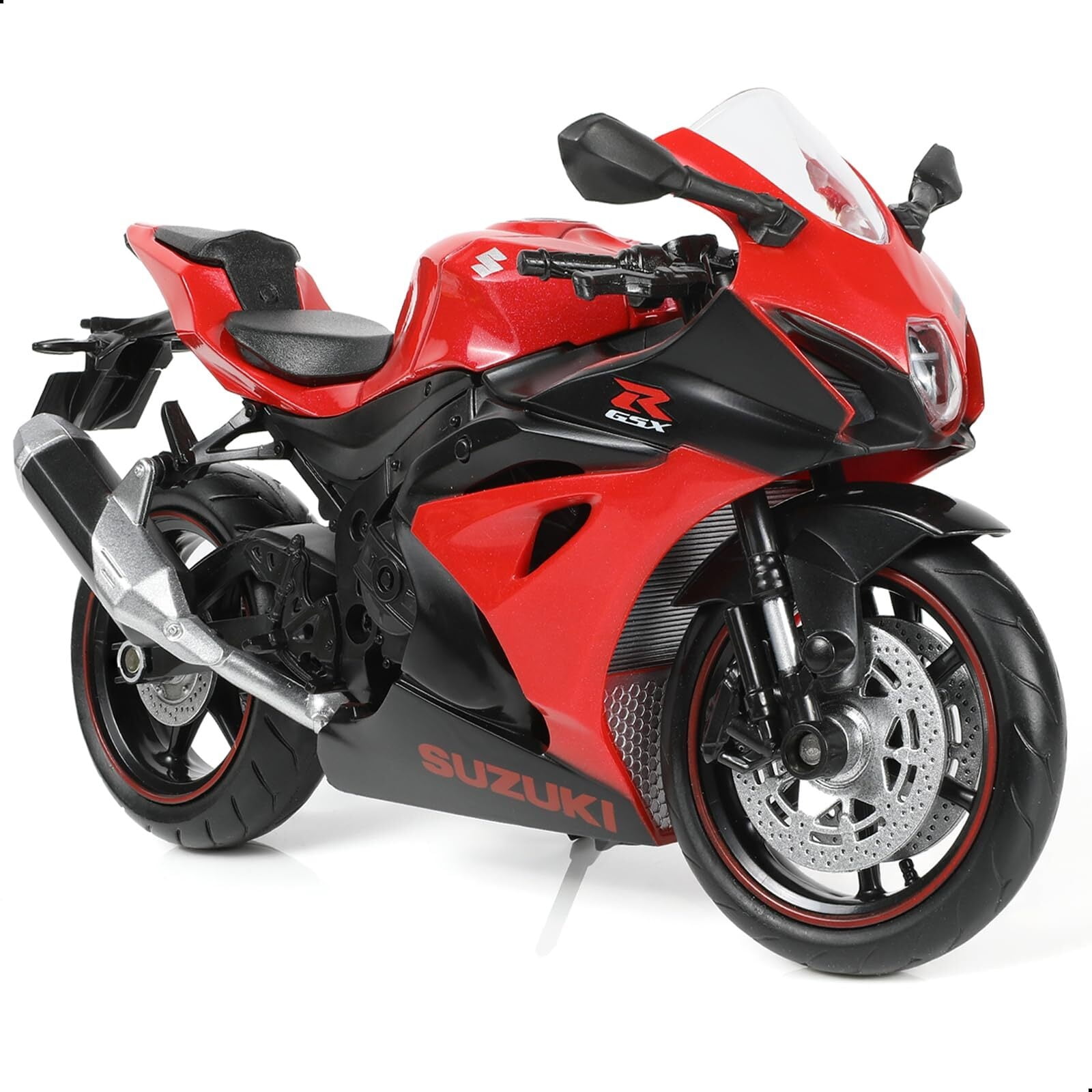 1/12 Motorcycle Model Toy Mini Alloy Metal Diecast Motorcycle Model Red ...