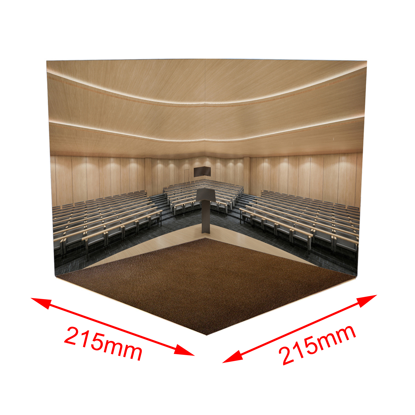 1/12 Scale Backdrop Scene Model Background Scene for Action Figures ...