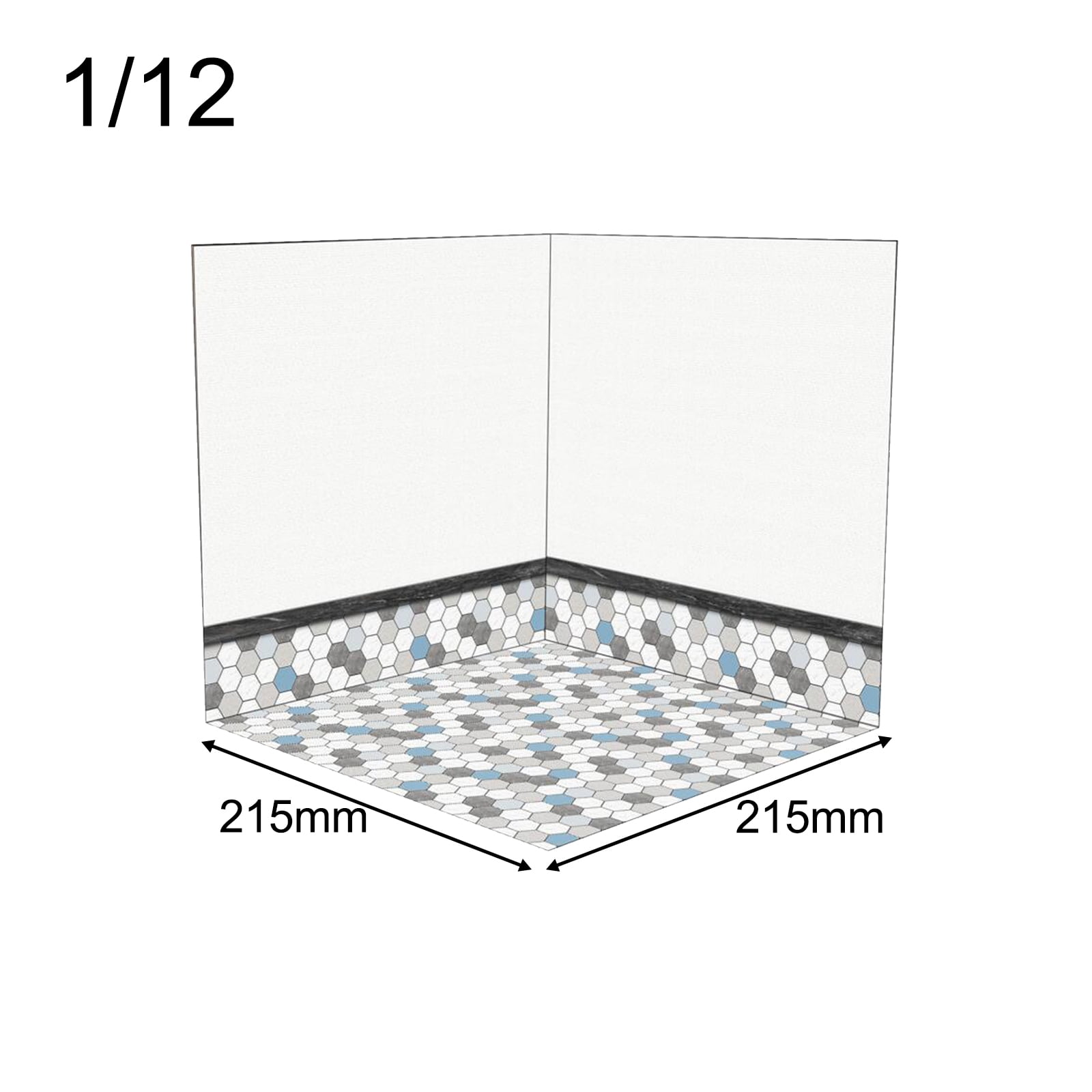 1/12 Scale Backdrop Scene Model Background Scene for Action Figures ...