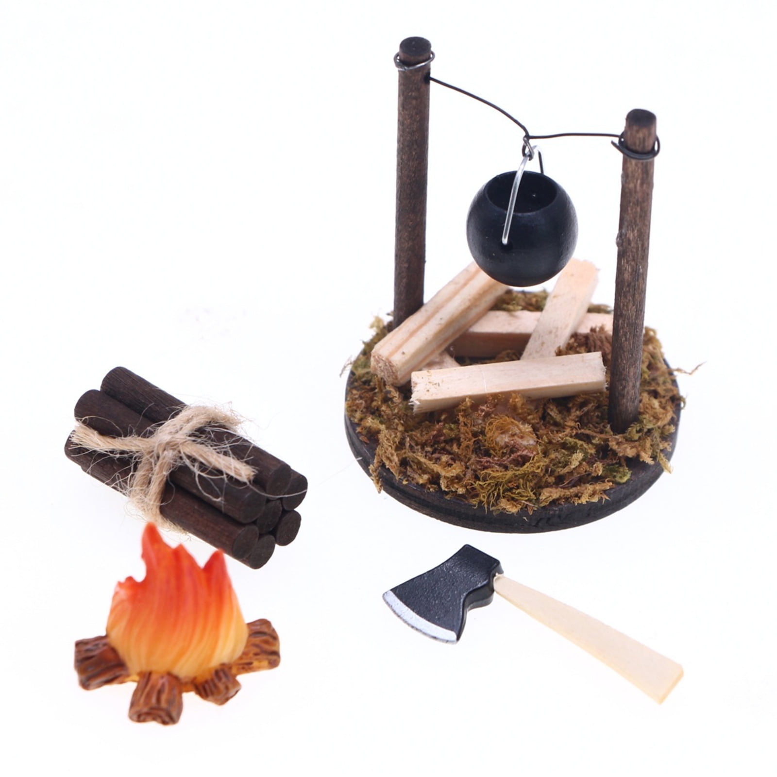 1:12 Scale Kitchenware Cauldron Pretend Play Kid Cookware Cauldron ...