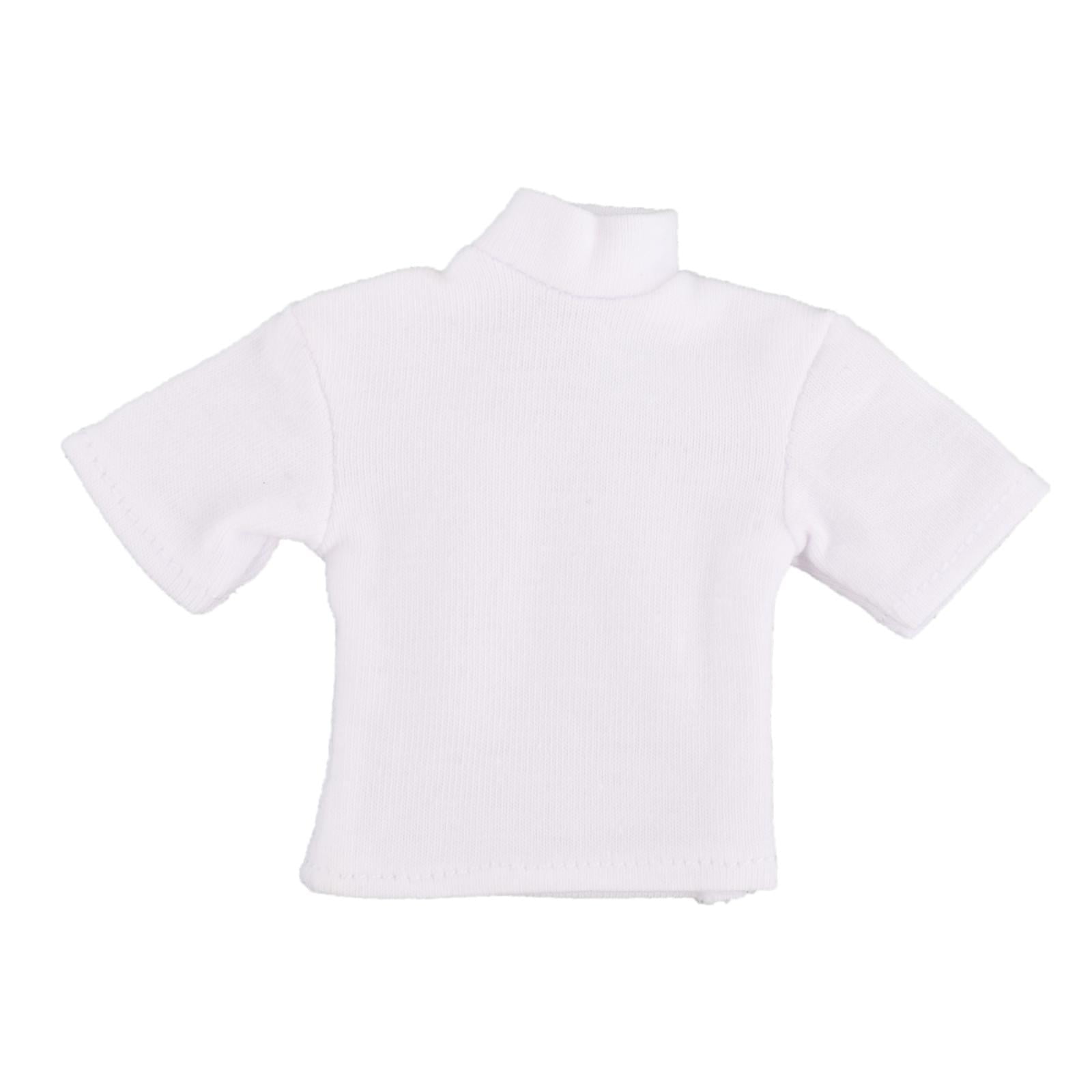 1/12 Scale Men Figures T Shirt Mini Clothing for 6in Doll Model Figures ...