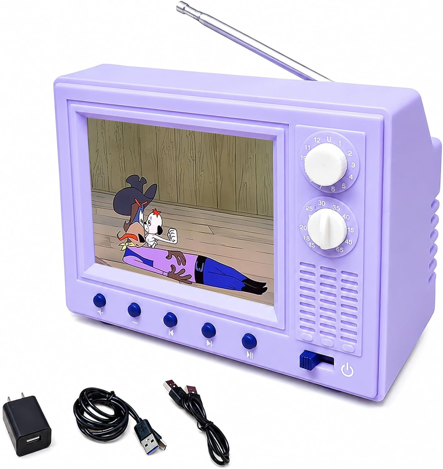 1:12 Scale Mini Retro Digital Photo Frame,2.4Inch HD720P Rechargeable ...