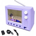1:12 Scale Mini Retro Digital Photo Frame,2.4Inch HD720P Rechargeable ...