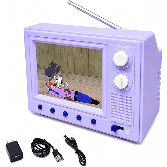 1:12 Scale Mini Retro Digital Photo Frame,2.4Inch HD720P Rechargeable ...