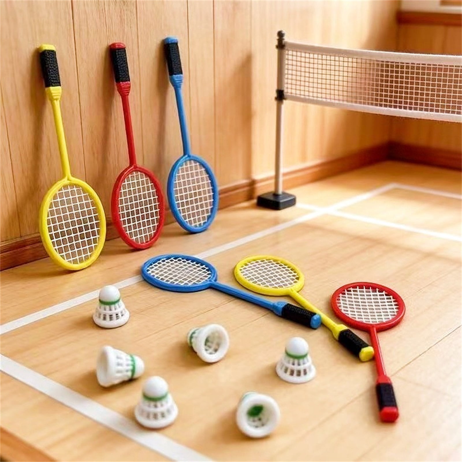 1/12 Scale Miniature Badminton Racket – Hand Painted Detailed Sports ...