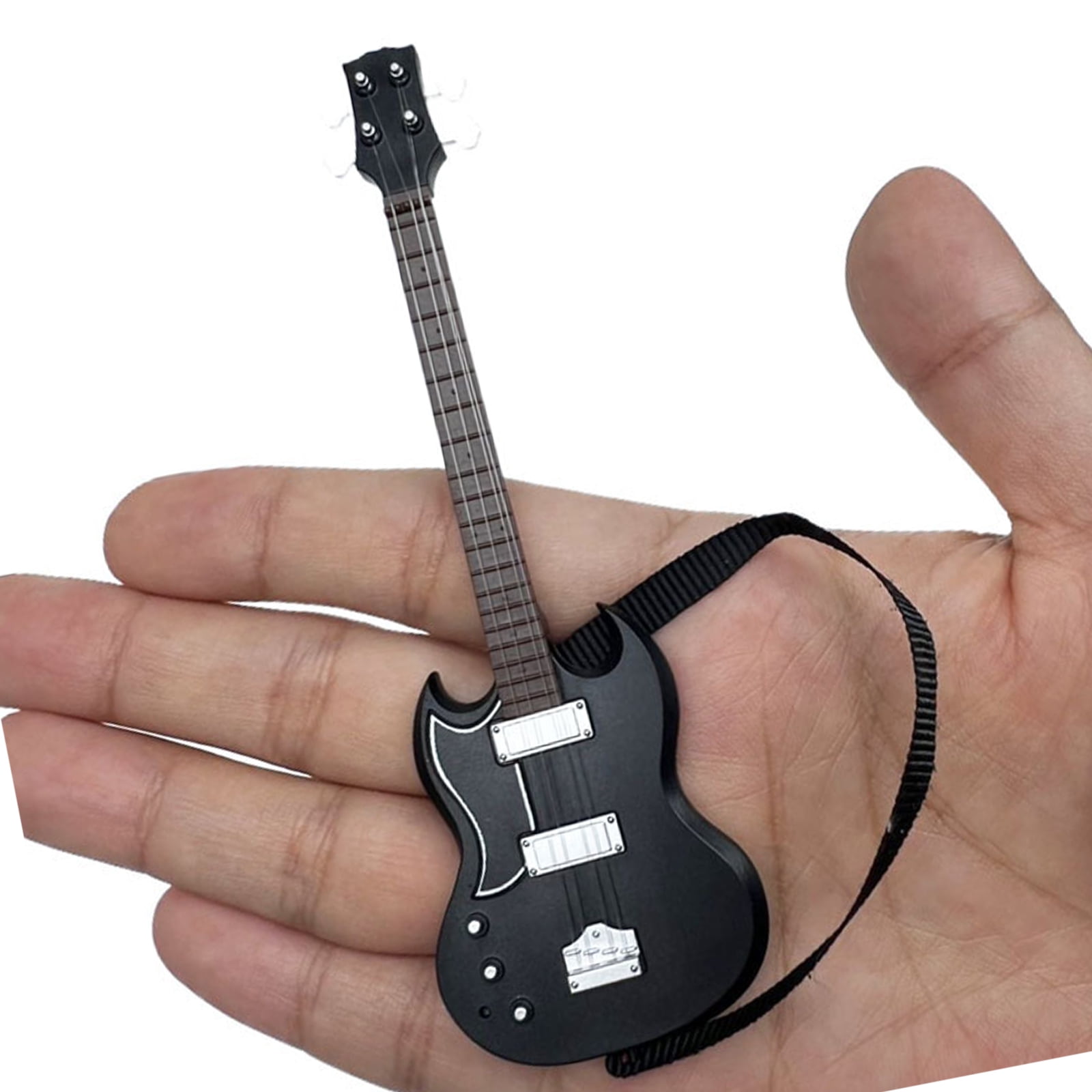 1/12 Scale Miniature Guitar Model Figurine for Dollhouses Decoration ...