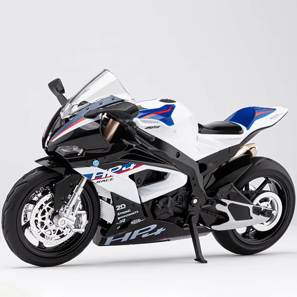 1:12 Scale Motorcycle Model Car Toy Alloy Diecast Light Music Shock ...