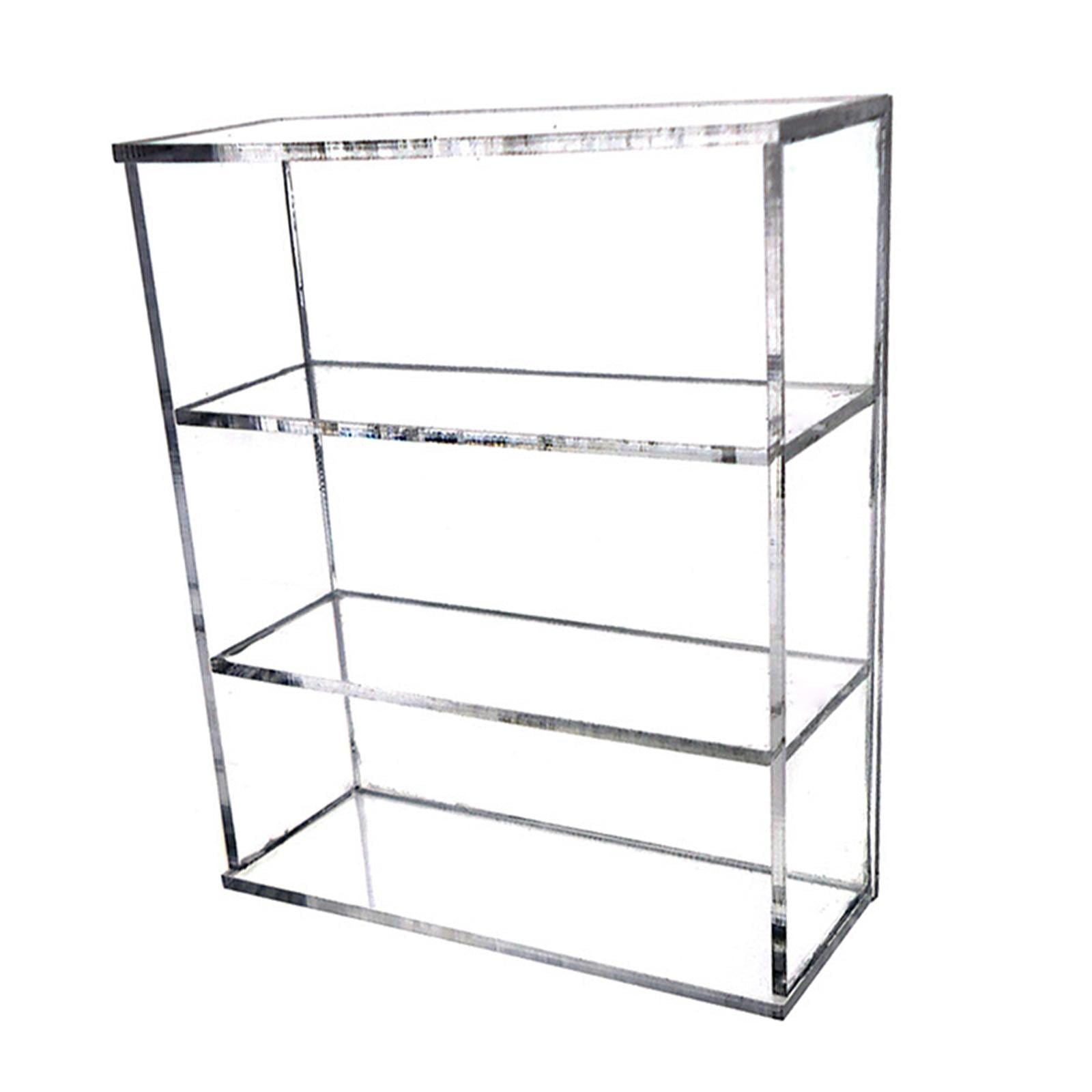 1:12 Scale Rack Dollhouse 3 Tier Bookcase for Photo Props Diorama Life ...