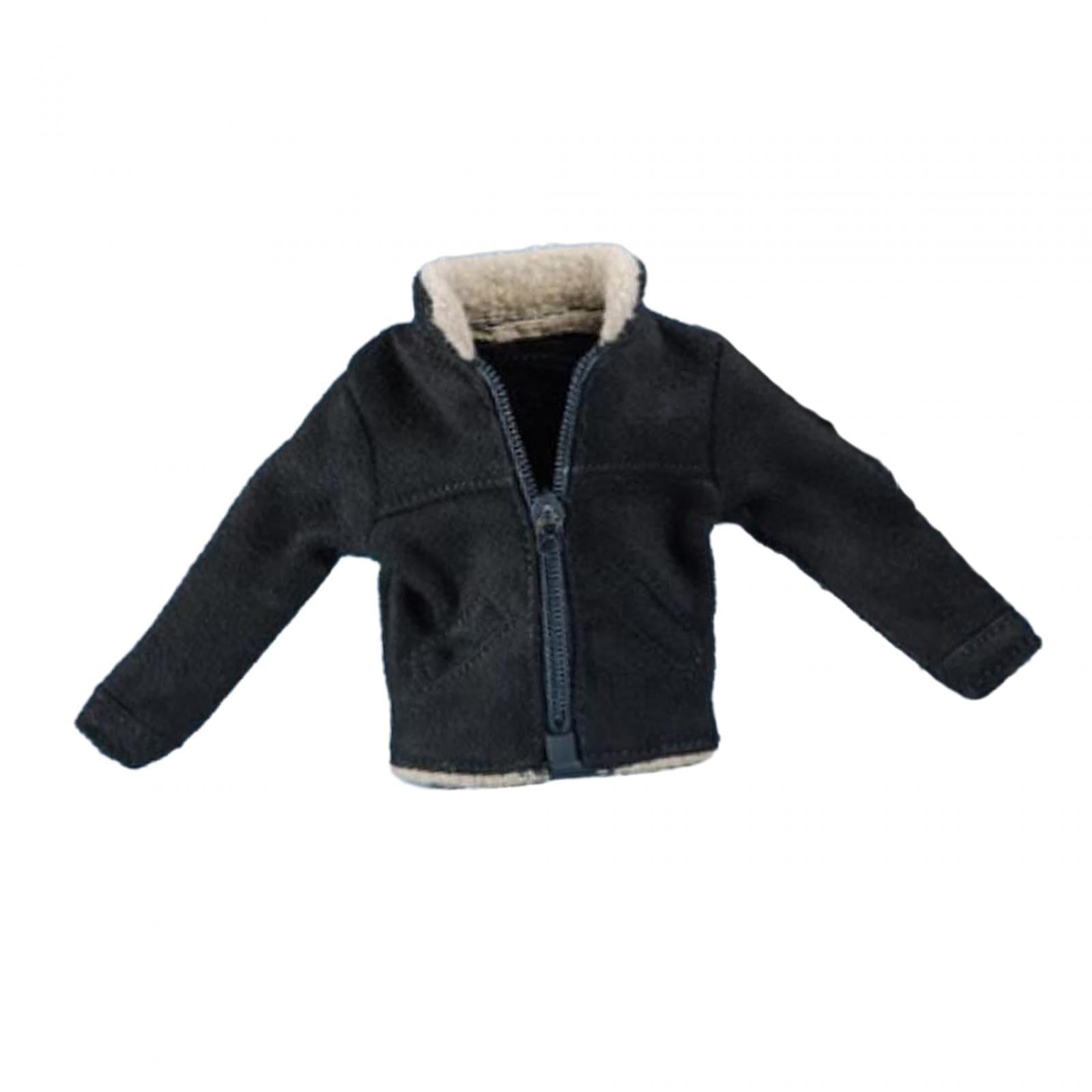 1/12 Scale Zipper Jacket Accessories for 6" Male Figures Doll Model ...