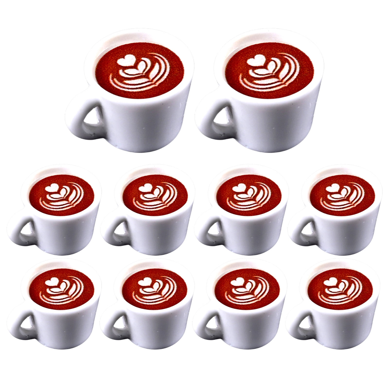 1:12 Toy Figure Model Realistic Coffee Cups Set Dollhouses Pretend ...