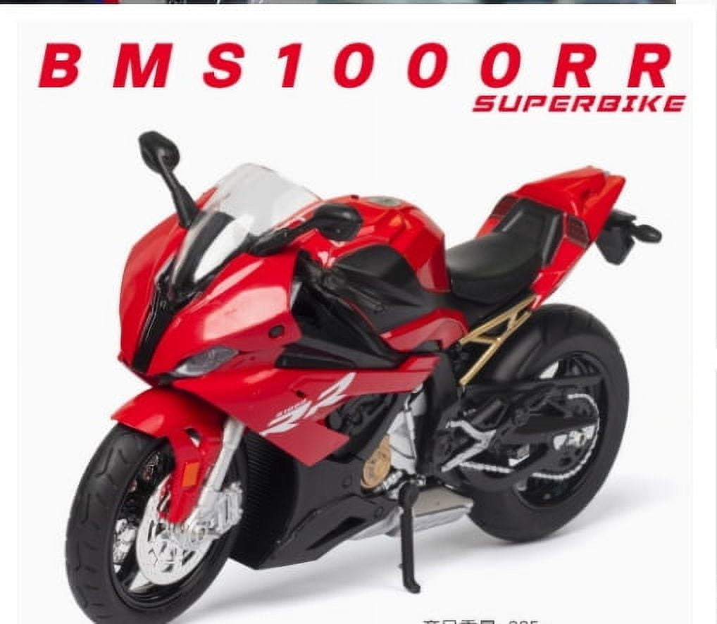 1:12 Toy Model H2R S1000RR Miniature Motorcycles Alloy Diecast Shock ...