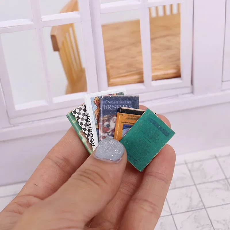 1:12Dollhouse miniature school supplies Mini schoolbag ruler drawing ...