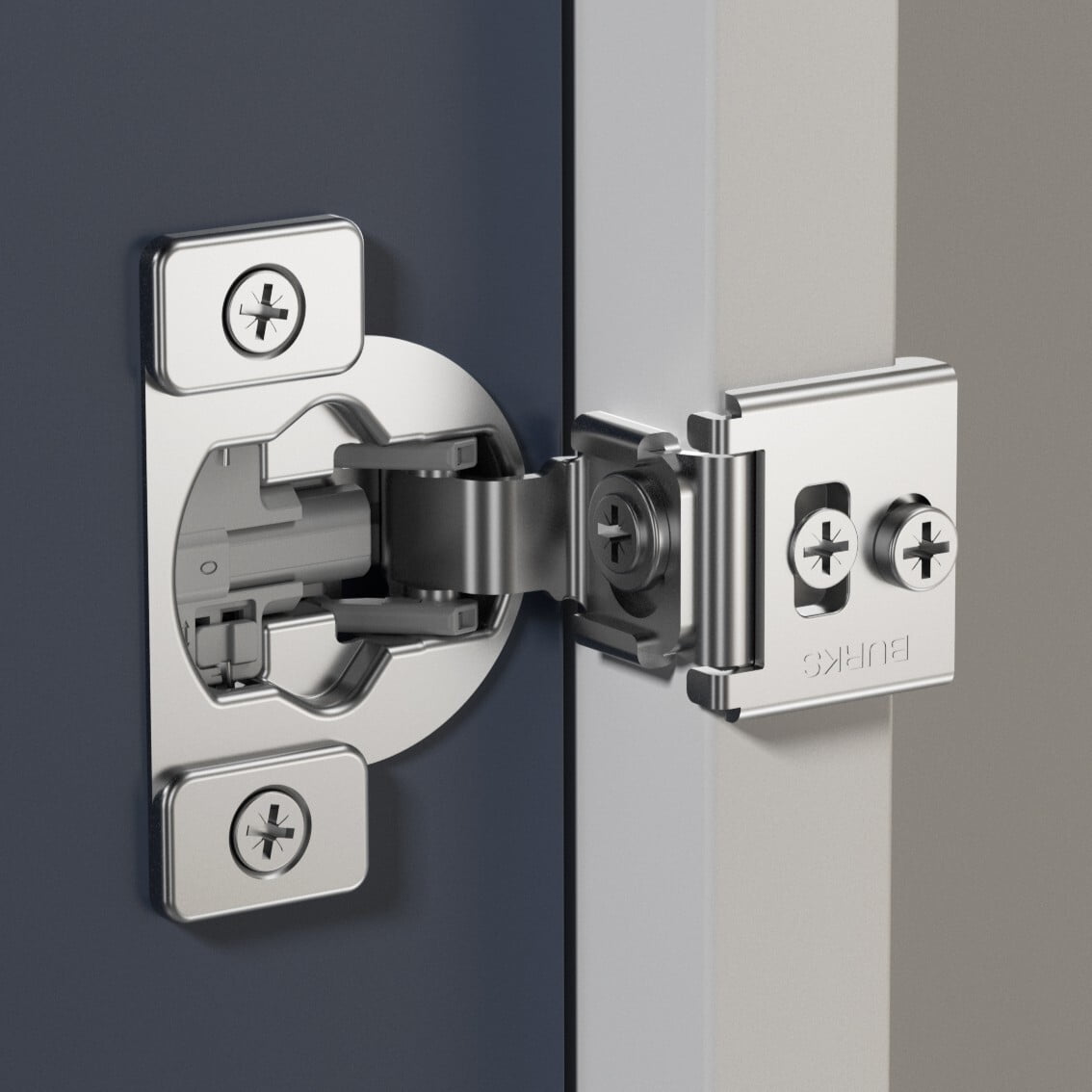 1 13/32'' Overlay Adjustable Soft Close, Concealed Cabinet Hinges ...