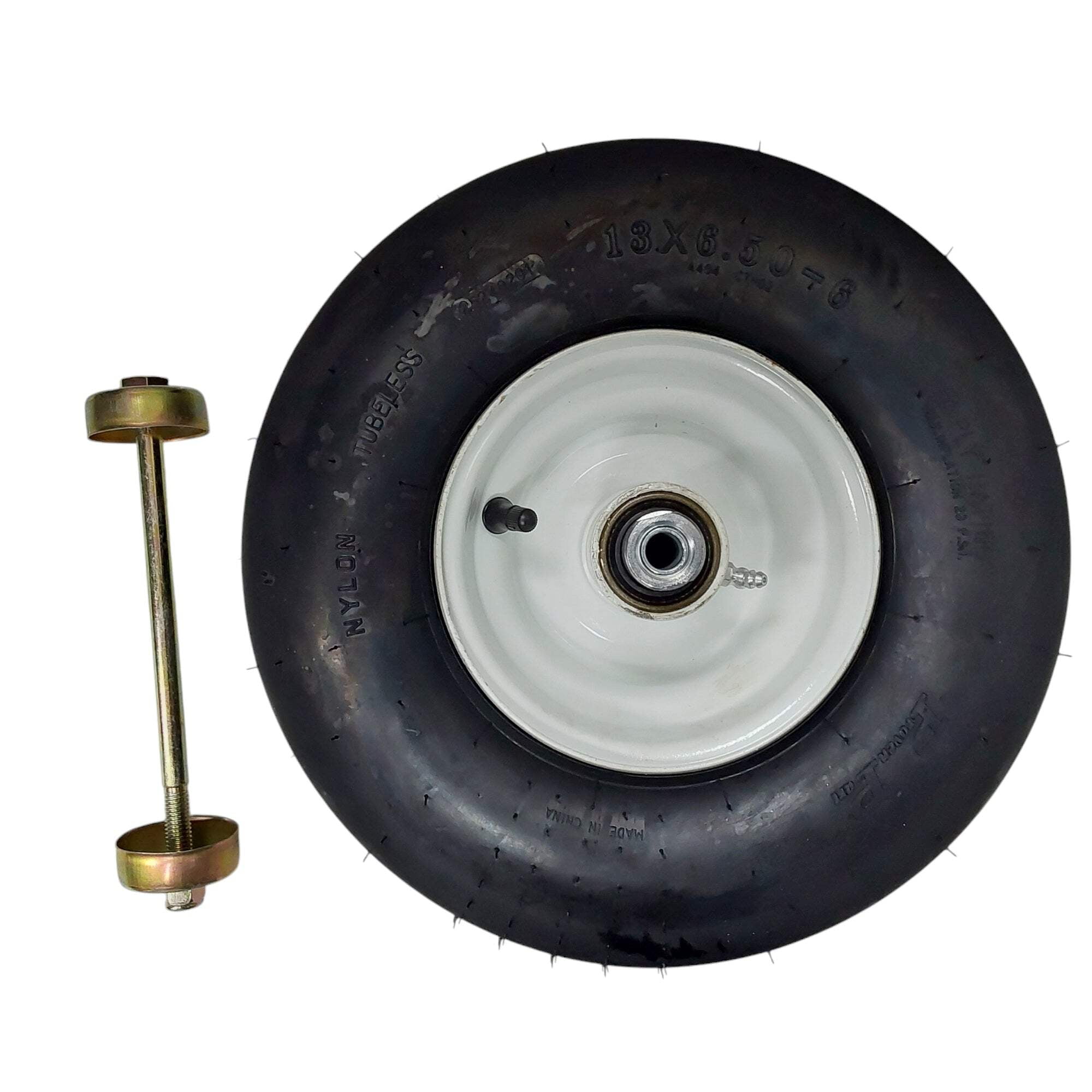 1- 13X6.50-6 Tubeless Tire No Flat Assembly White Rim For Exmark 109 ...