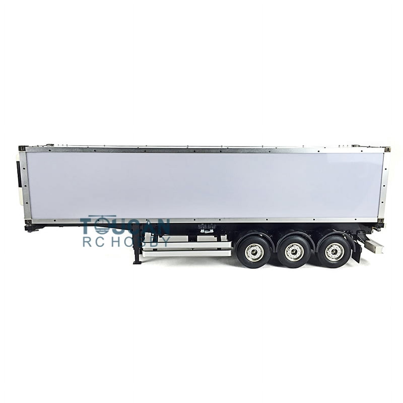 1/14 40Ft Reefer Container Semi-Trailer for 3Axles Chassis Rc Container ...