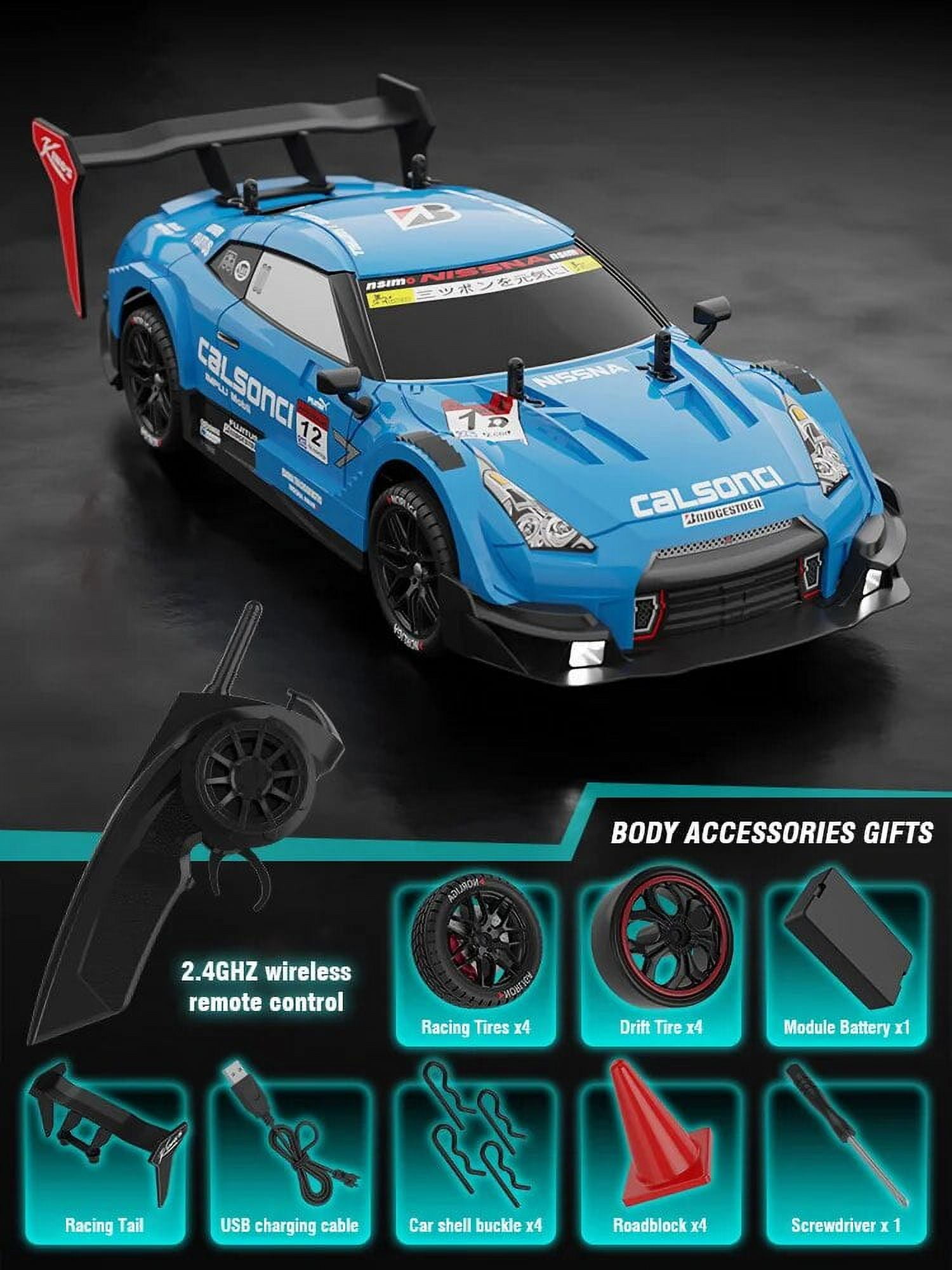 Tiny Rc Car Dwi Dowellin 1:16 RC Drift Car - 25KM/H 4WD With LED Lights ...