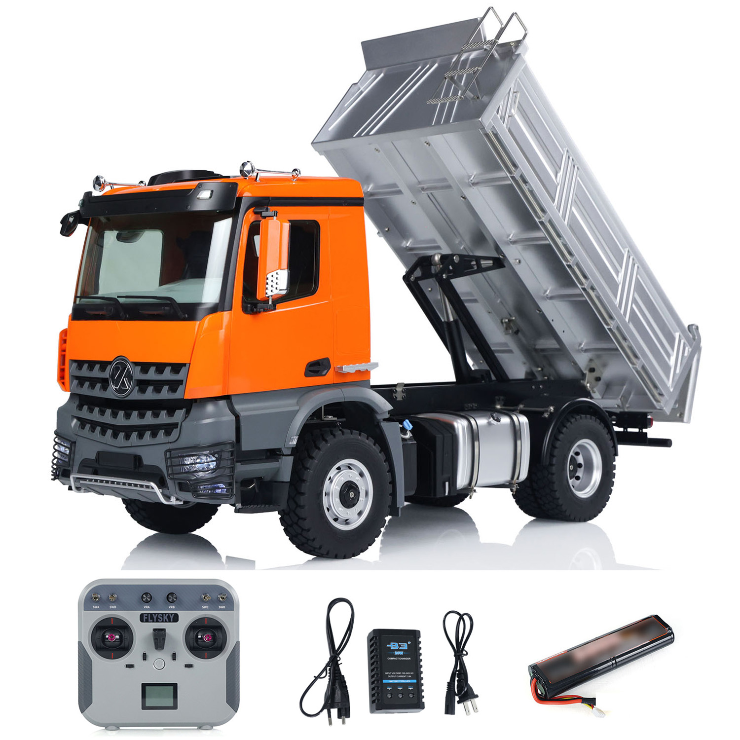 1/14 Kabolite 5701 RC Dump Truck 4x4 Remote Control Dumper Car Sound ...
