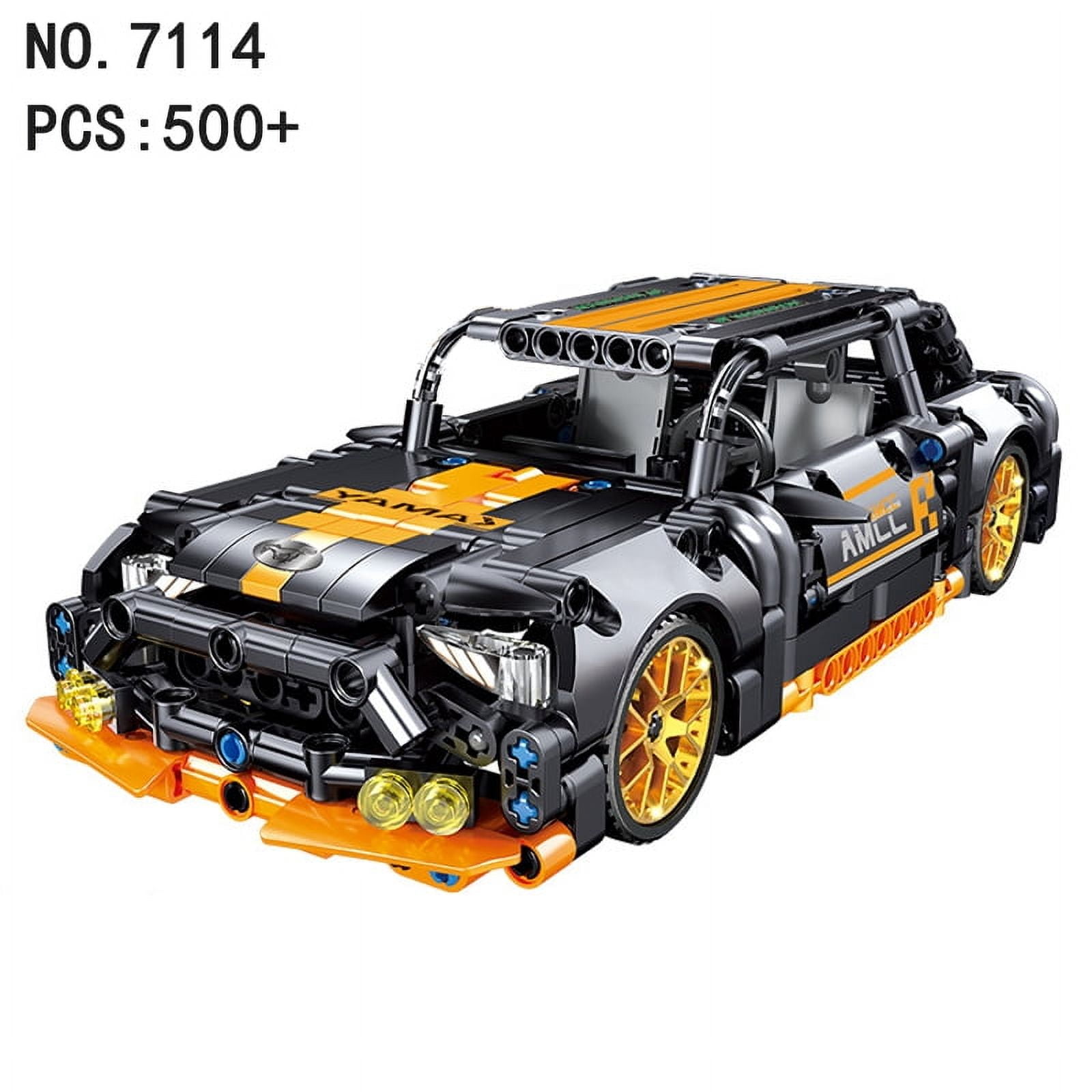 1:14 Racing Car Building Blocks Set Model Assemble Sport Vehicle Bricks ...