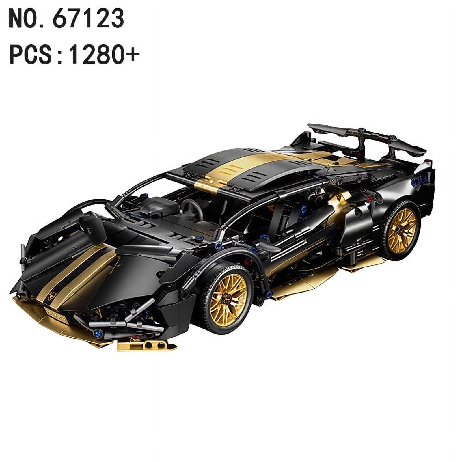 1:14 Racing Car Building Blocks Set Model Assemble Sport Vehicle Bricks ...