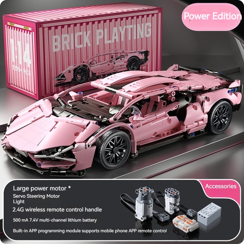 1:14 Technical Bugatti Building Blocks Lamborghini Hypercar Racing Car ...