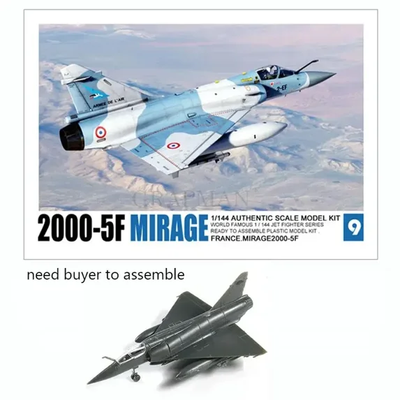 1/144 Assembly Fighter Model USA F14 Tomcat F15 Eagle F-4E Phantom ...
